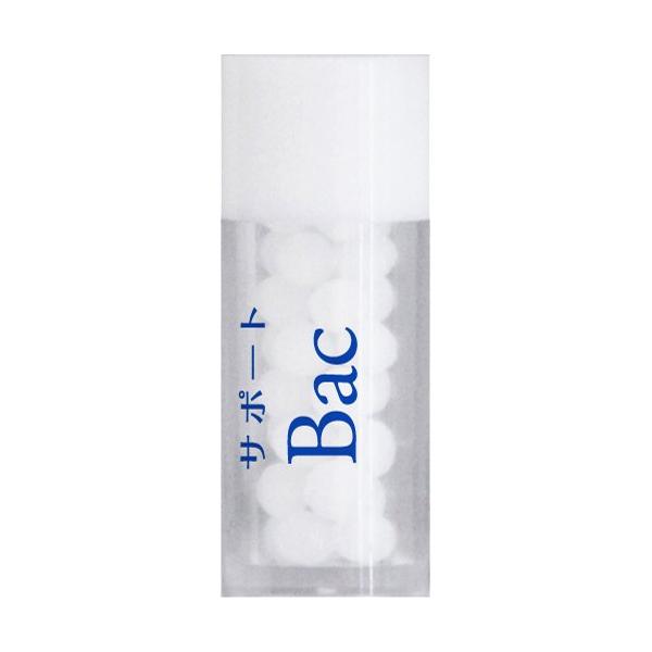 【商品概要】商品サイズ (幅×奥行×高さ) :(14×14×31)mm内容量:1.5g【商品説明】【商品詳細】ブランド：ホメオパシージャパン商品種別：ドラッグストア商品名：ホメオパシージャパンレメディー サポートBac(小ビン)製造元：ホメ...