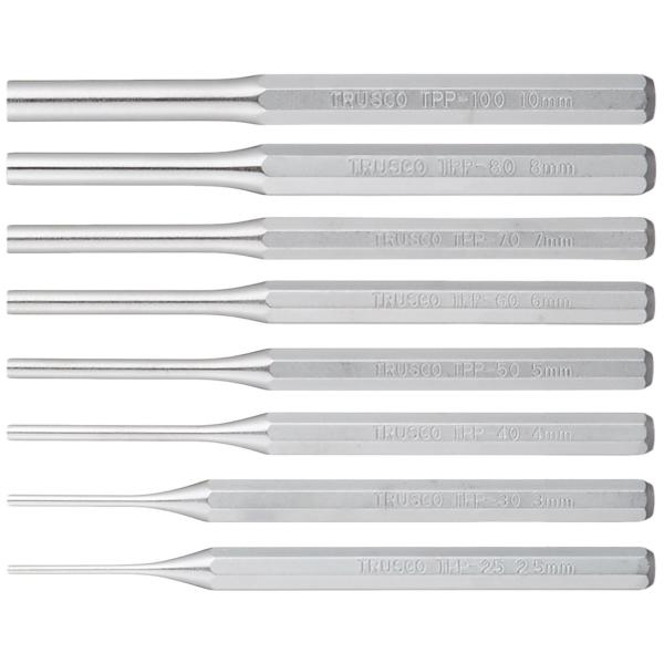 【商品概要】セット内容(本):8セット内容(mm):2.5、3.0、4.0、5.0、6.0、7.0、8.0、10.0質量(g):650【商品説明】【商品詳細】ブランド：トラスコ中山(TRUSCO)商品種別：DIY・工具・ガーデン商品名：トラ...