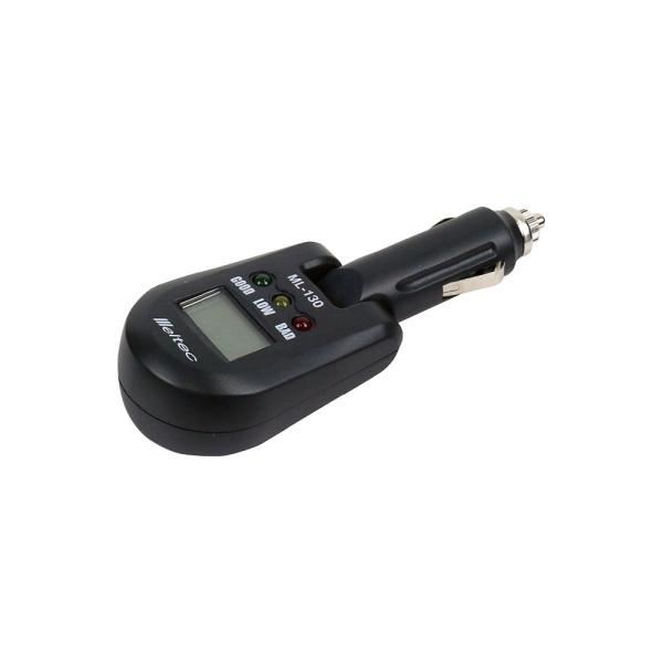 【商品概要】入力電圧 : DC12V・24Vバッテリー電圧表示 : LED表示/デジタル表示ヒューズ : 250mAガラス管 (プラグ差し込み部内)本体サイズ/重さ : 本体…約50 (W) ×132 (H) ×30 (D) mm 差し込み...