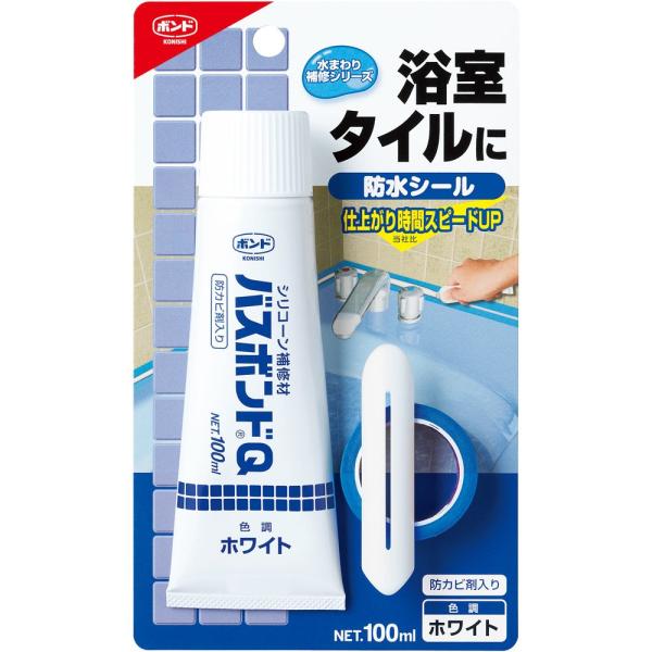 【商品概要】個装形態:ブリスターパック性状:シリコーン樹脂系標準使用量(塗布量):3.6m/本(5×5mm目地)個装サイズ(重量):W125×D40×H210(155g)浴室・洗面所のすき間の防水シールに。【商品説明】【商品詳細】ブランド：...