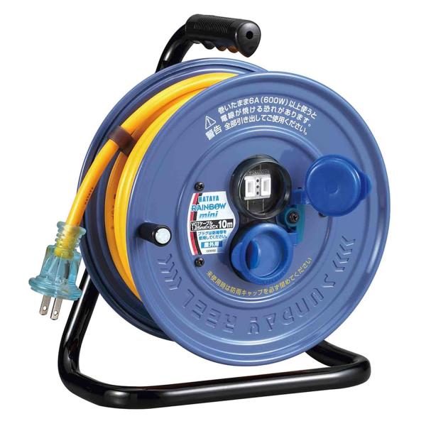 【商品概要】電線仕様(種別・太さ×心数):VCT 1.25?×2心製品定格:125V・6Aコンセント定格:2P・15A・125V、コンセント数:2P×2個質量:2.5kg、コード長さ:10m、サイズ:H273×W224×D156mmその他特...