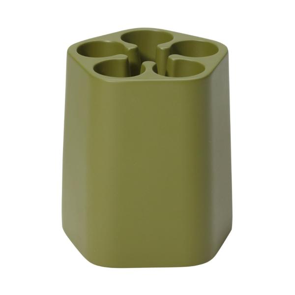 【商品概要】本体サイズ:幅10.5×奥行10.5×高さ12cm本体重量:1.3kg5本挿し素材・材質:炭酸カルシウム、ポリエステル樹脂(本体)、EVA[底面保護シール](滑り止め)生産国:中国屋内用【商品説明】【商品詳細】ブランド：idea...