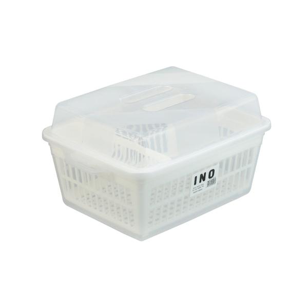 【商品概要】サイズ:幅420×奥行305×高さ230mm重量:1228g材質:ポリプロピレン原産国:日本【商品説明】【商品詳細】ブランド：イノマタ化学(Inomata-k)商品種別：ホーム＆キッチン商品名：イノマタ化学 クリアーフード付 水...