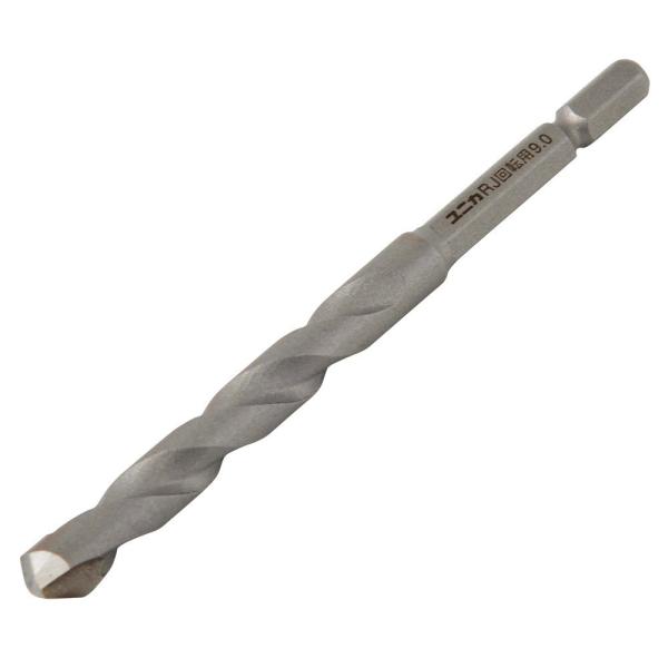 【商品概要】用途:モルタル・ブロック・レンガ刃先径:9.0mm全長:115mm有効長:65mm対辺:6.35mm左右非対称刃先適合電動機:インパクトドライバー・充電ドリル(9.6V以上)・電気ドリル(400W以下)注意:対象物に対して直角に...