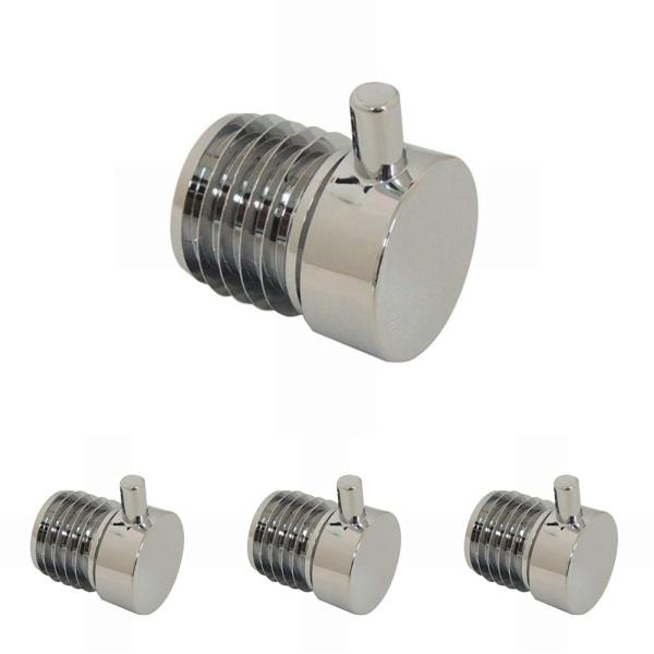 【商品概要】ハンガー横掛け陳列用丸パイプの両端処理用、またはハンガー陳列用パイプ製製品を切断別寸加工した際の先端処理用、ダボ付き化粧フタ(着脱不可、要注意)サイズ 25mmφ x 10mm ※ ダボサイズ φ6 x 10mm対応パイプ Hバ...