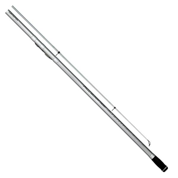 【商品概要】ロッド(釣り竿)タイプ:投げ竿 スピニング全長(m):4.05 / 仕舞(cm):112継数(本):4自重(g):420先径/元径(mm):2.5/23.7錘負荷(号):25-35リールシート位置(cm):82前進機構付きステン...