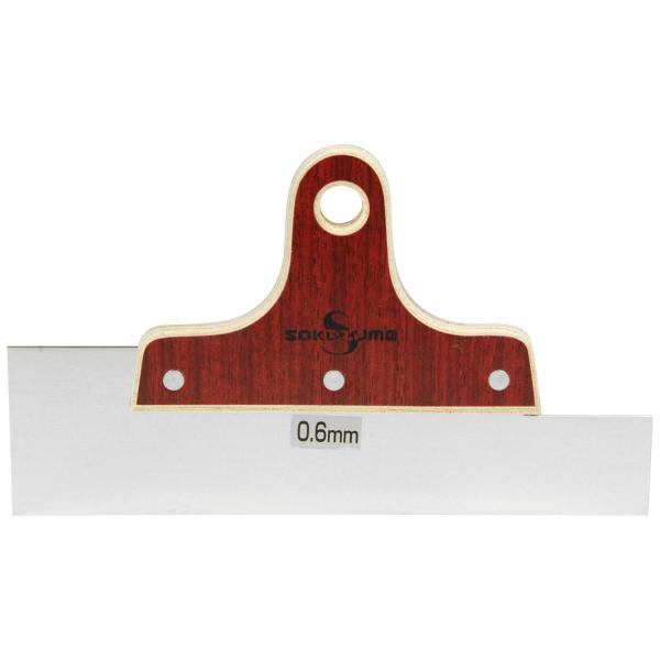 【商品概要】刃幅:180mm板厚:0.6mm材質:ステンレス鋼柄:積層強化木【商品説明】【商品詳細】ブランド：坂爪製作所商品種別：DIY・工具・ガーデン商品名：sakazume マルチMM寸ベラショート 0.6×180製造元：坂爪製作所商品...