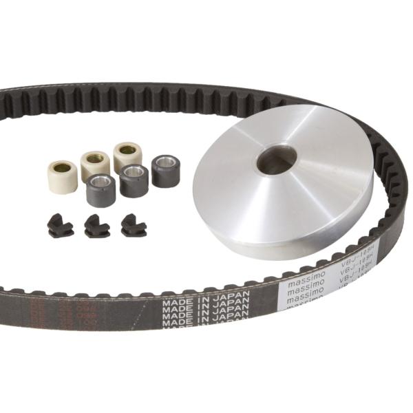 【商品概要】付属品:インジェクション車FIモデル(07/10-)専用 ハイスピードプーリー<br>専用ウエイトローラー<br>ドライブベルト<br>スライドピース適合:インジェクション車FIモデル(07/...