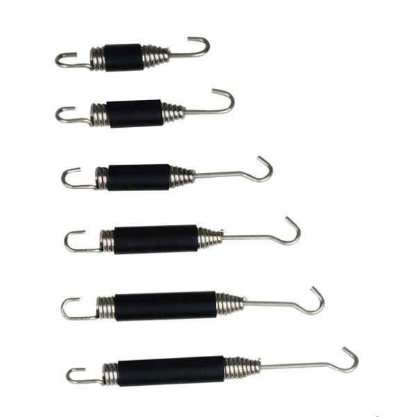 【商品概要】全長：120mm仕様：フック片側フリータイプ・防振ラバー付材質：ステンレス製１個入り【商品説明】【商品詳細】ブランド：南海部品(NANKAI)商品種別：車＆バイク商品名：ナンカイ（NANKAI） 汎用マフラースプリング 120m...