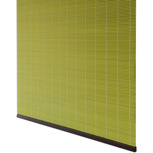 【商品概要】製造国：日本本体サイズ：約88x135cm本体重量：約700g材質/本体：PP(ポリプロピレン)、上下のレール:PVC(塩化ビニル)、編糸：ビニロン吊り下げフック2個付き注意：巻上器は付いていません。【商品説明】【商品詳細】ブラ...