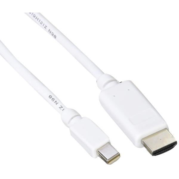 【商品概要】MiniDisplayPortをHDMIに変換するMiniDisplayPort-HDMI変換ケーブルです。MacなどのMiniDisplayPort端子搭載パソコンとHDMI入力端子を持つテレビやディスプレイ、プロジェクターな...