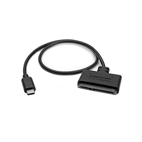【商品概要】ノートパソコンに搭載されたUSB-Cポートから外付けドライブに素早く簡単にアクセスアクセサリ不要で2.5インチSATA SSD/HDDと直接接続USBポートから直接電源供給可能な優れた携帯性USB 3.1 Gen 2(10 Gb...