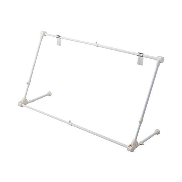 【商品概要】本体サイズ:約W70~90×D27~33×H48~70cm本体重量:約750g素材:ABSコーティングスチールパイプ、ABS樹脂、ステンレススチール、TPE、ユリヤネジ生産国:日本耐荷重:約5kg【商品説明】【商品詳細】ブランド...