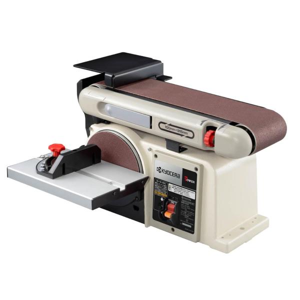 【商品概要】ベルト寸法:100×915mmベルト速度:(50Hz)7.2m/s・(60Hz)8.7m/sディスクペーパー径:150mm(マジック式)ジスク回転数:(50Hz)2,800min-1・(60Hz)3,400min-1電源:単相1...