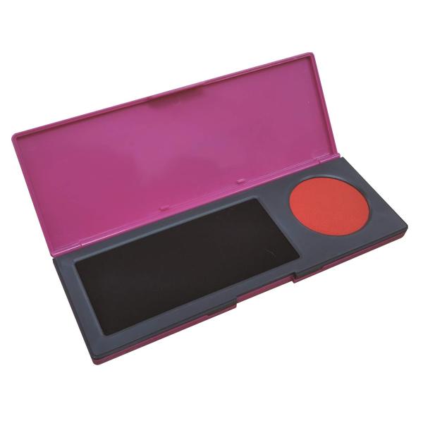 【商品概要】【仕様】丸い朱肉と四角いスタンプ台のセット【朱肉盤面】38mm/朱色【スタンプ台盤面】40×95mm/黒【特長】速乾タイプ【使用インク】顔料系インク【商品説明】【商品詳細】ブランド：サンビー商品種別：文房具・オフィス用品商品名：...