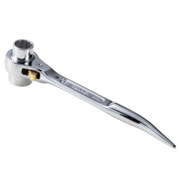 【商品概要】17mm: 足場クランプの組立・解体などに21mm: フォームタイナット・羽子板ボルトなどに曲りシノ: 鉄線の結束などに製造国:中国ソケット部:クロームバナジウム鋼、 本体部:S45Cなめらかな32山【商品説明】【商品詳細】ブラ...