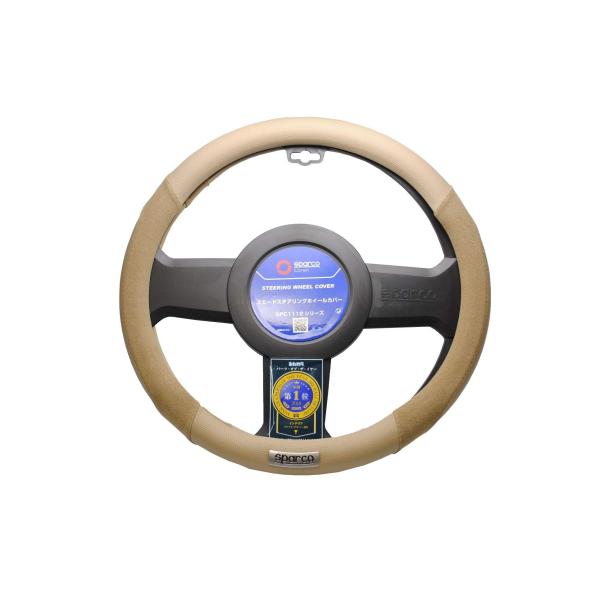 【商品概要】ベージュ直径370mm【商品説明】【商品詳細】ブランド：スパルコ(Sparco)商品種別：車＆バイク商品名：SPARCO-CORSA ステアリングカバー スエード SPC1112BEJS SPC1112BEJS製造元：スパルココ...