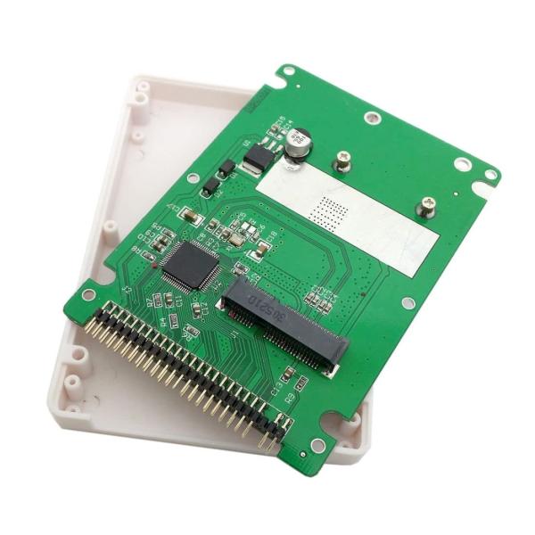 【商品概要】50mm (1.8インチ) MSATA Mini PCI-E SATA SSD - 2.5インチノートブック IDEアダプターとケース。このアダプターはJM20330シリアルATAブリッジチップを採用しています。ケースサイズ：7...