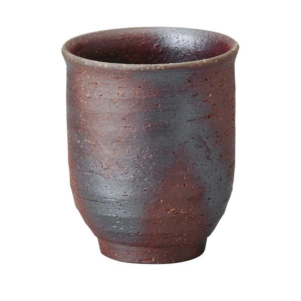 【商品概要】本体サイズ:約φ7×8.5cm本体重量:約150g原産国:日本素材・材質:陶磁器【商品説明】【商品詳細】ブランド：宗峰窯商品種別：ホーム＆キッチン商品名：宗峰窯 湯のみ 焼炎 長湯呑 ブラウン 約φ7×8.5cm 490-25-...