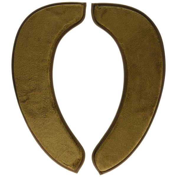 【商品概要】【商品仕様】サイズ：全幅17×全長40×厚み2cm（2枚(1組)）、素材：表面・表糸/ポリエステル100%、中芯/ウレタンフォーム、裏面・基布/ポリエステル100%、吸着/　アクリル樹脂、日本製トイレがソファに早変わり?! ふわ...