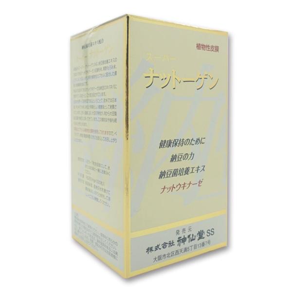 【商品概要】【商品説明】神仙堂のスーパーナットーゲンは、330粒入です。【商品詳細】ブランド：神仙堂商品種別：ドラッグストア商品名：神仙堂 スーパーナットーゲン 330粒入 納豆菌培養エキス加工食品製造元：神仙堂【当店からの連絡】