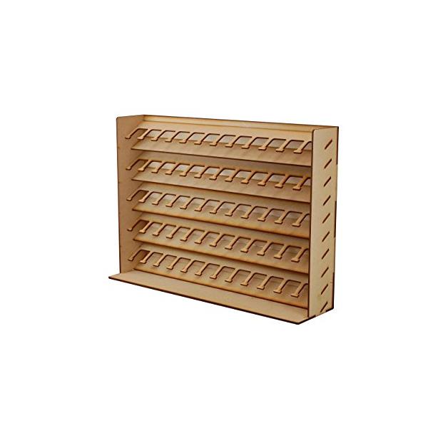 【商品概要】組立式模型用塗料棚60本収納可能完成サイズ:W410×D100×H287タミヤエナメル用【商品説明】【商品詳細】ブランド：Cobaanii mokei工房商品種別：ホビー商品名：Cobaanii mokei工房 コバアニ模型工房...