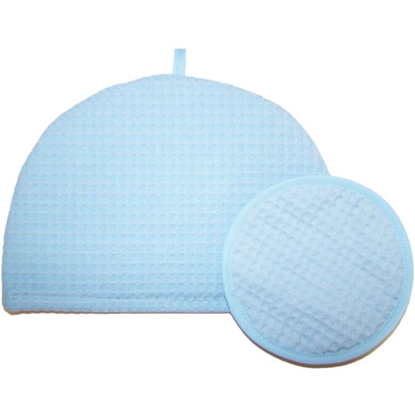 【商品概要】ベルギーサンテンス社製の綿100％のキッチンクロスから作ったお揃いのティーポットカバーとティ-ポットマットのセット。キルティングの裏地付きなので、保温性にも抜群。（中綿はポリエステル）1913年創立のベルギーサンテンス社の高品質...