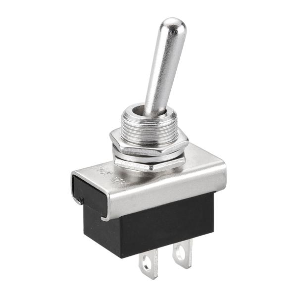 【商品概要】スイッチ定格: 12VDC 25A;SPST オン/オフ 維持取付穴サイズ：12.2mm2ピン端子幅：1/4" (6.3mm)本体サイズ：29mm×15mm【商品説明】<li>車やモーターに最適な低電圧または高電圧回...