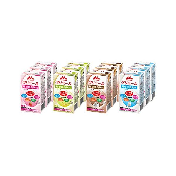 【商品概要】【少量で高栄養】飲みきりサイズの1本125mlで200kcal。エネルギーの他、たんぱく質、カルシウム、食物繊維、13種類のビタミンなど、主要栄養成分をバランスよく。食欲のないときも手軽に飲めます。【乳酸菌配合】森永乳業が保有す...