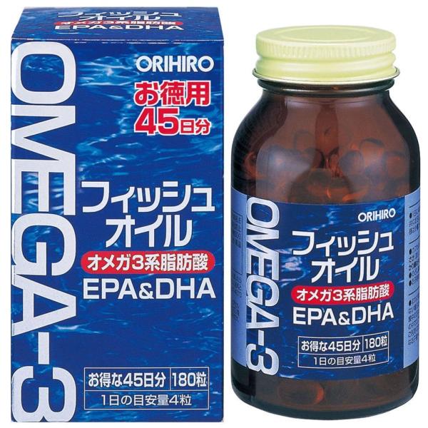 【商品概要】【商品説明】【商品詳細】ブランド：ORIHIRO(オリヒロ)商品種別：ドラッグストア商品名：オリヒロ フィッシュオイル　4個セット製造元：ORIHIRO(オリヒロ)商品内容：180個 (x 4)【当店からの連絡】
