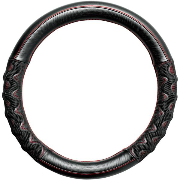 【商品概要】サイズ : S : ハンドル直径 : 36.5?37.9cmカラー : レッド素材 : 合成皮革、ポリ塩化ビニル仕様 : 新形状、特許取得【商品説明】【商品詳細】ブランド：ボンフォーム(BONFORM)商品種別：車＆バイク商品名...