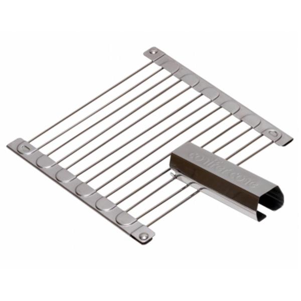 【商品概要】材質:ステンレスアミサイズ(使用時):168×168mmハンドルサイズ(使用時):長さ100×幅30×高さ20mm収納時サイズ:長さ170×幅30×高さ20mm重量:160g【商品説明】【商品詳細】ブランド：conifer co...