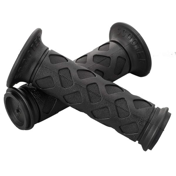 【商品概要】【用途】原付バイク用19mmハンドルグリップ【材質】スタンダードラバー【仕様1】サイズ:115mm、内径(左/右):19mm/22mm【仕様2】エンド非貫通タイプ【用途】ツーリングから通勤通学まで使える原付バイク用ハンドルグリッ...