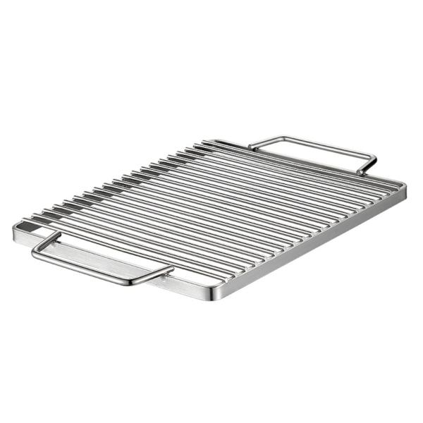 【商品概要】総重量:(約)0.3Kgサイズ：(約)幅122×奥行167×厚み11mm材質：安心なステンレス鋼304特徴1：網はステンレス製でしっかりしてり小型の鍋や小型のダッジオーブン等を載せても歪みが有りません。特徴2：キャンピングムーン...