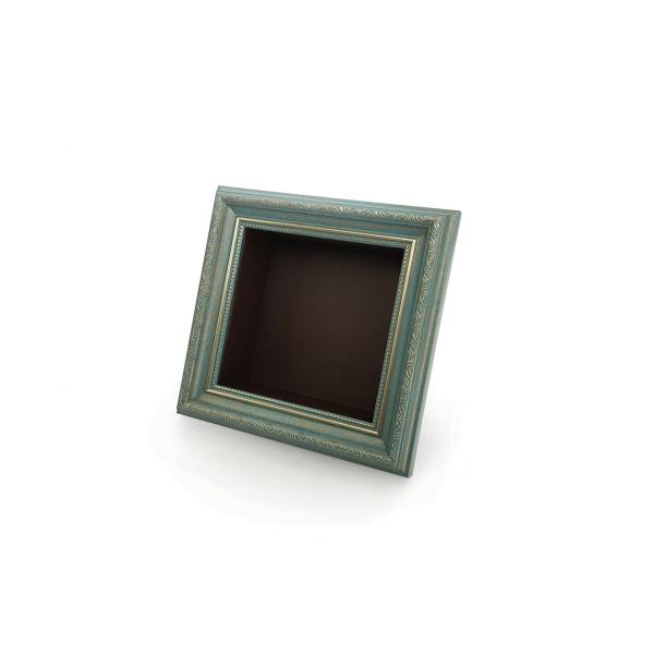 【商品概要】【セット内容】額縁1枠（吊り金具2個、トンボ4個付）、PETシート1枚、紙BOX（本体1枚、底板1枚）吊紐1本【材質】BOX：紙製 額：樹脂製【紙BOX内寸法】139×139mm 【深さ】55mm【仕様】置き掛け兼用（フック別売...