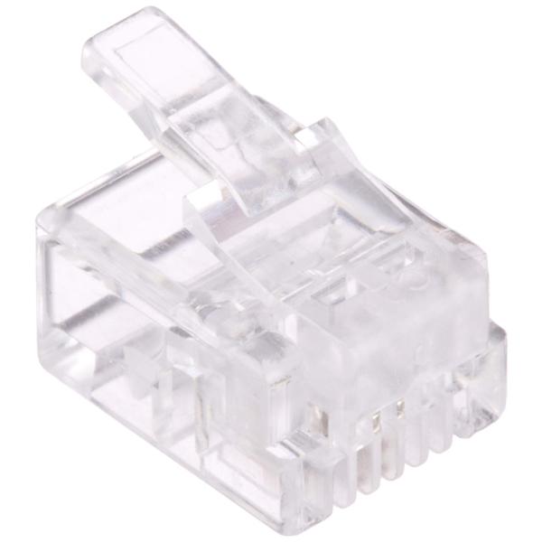 【商品概要】6極2芯の電話機ケーブルを加工できる電話機コードの加工ができるモジュラープラグ家庭用電話機などに最適な6極2芯タイププラグが破損したコードの再加工にコードの長さを変更したいときに【商品説明】【商品詳細】ブランド：ミヨシ(Miyo...