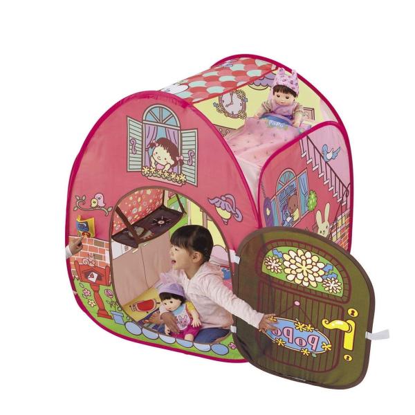【商品概要】対象年齢:3歳以上コイン型リチウム電池CR2032×1個使用(別売)セット内容:本体、お片付けバッグ、ピンポーン♪&amp;おしゃべりスイッチ、プラスチック板商品サイズ:【広げたとき】幅約73×奥行約73×高さ約90cm(※小さ...