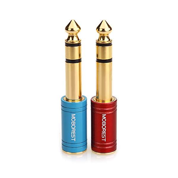 【商品概要】1. 便利で、コスト・パフォーマンスに優れた2本セット1 / 8インチto 1 / 4インチステレオアダプタは、異なるオーディオシステムで使用するスペアまたは交換用アダプターが付属して2. 素晴らしい実用性：コンピュータ、カメラ...