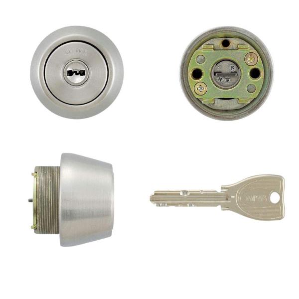 【商品概要】キー形状：ディンプル耐ピッキング性能：10分以上適合扉厚：37〜41mm仕上：ST(ステンレスヘアーライン)付属キー本数：3本【商品説明】優れた防犯性のMIWA交換用PRシリンダーLSP用(TE22)です。ディンプルキーなので挿...