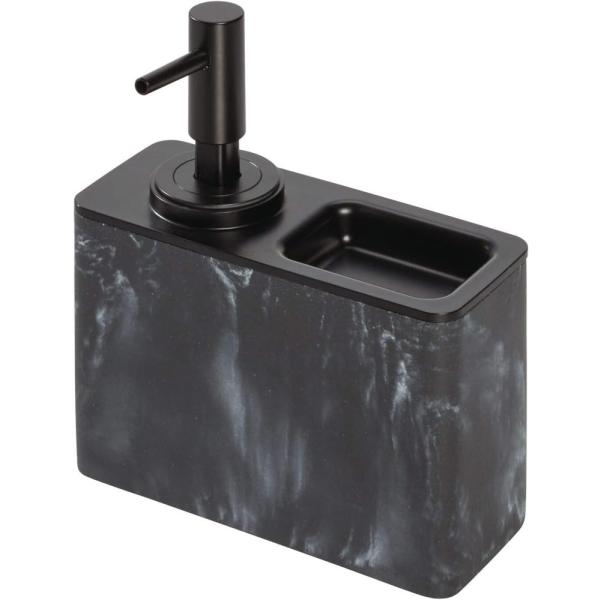 【商品概要】サイズ:14.24×5.75×16.02材質:レジン樹脂/ABS樹脂/EVA樹脂プラスチック製マーブル調ソープポンプリングトレイ付き【商品説明】【商品詳細】ブランド：インターデザイン(Interdesign)商品種別：ホーム＆キ...