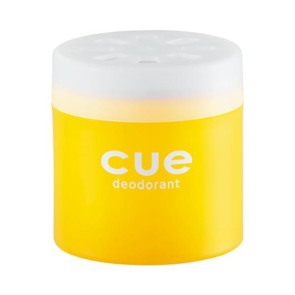 【商品概要】スッキリ消臭、さわやかに香る !キューシリーズに置き型タイプが登場 ! 気になるニオイを消臭し、さわやかな香りが車内に広がります。ポップ＆シンプルデザインで、ドリンクホルダーにピッタリサイズ。シトラスフレッシュ：はじけるようなみ...