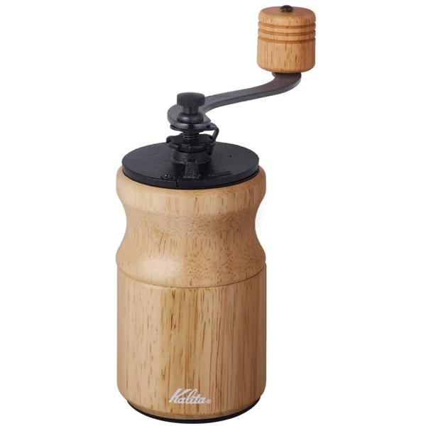 【商品概要】サイズ(約):幅7×奥行17×高さ17.5cm素材・材質:ラバーウッド、硬質鋳鉄カッター生産国:台湾ホッパー最大容量:20g粉受け最大容量:30g【商品説明】【商品詳細】ブランド：カリタ(Kalita)商品種別：ホーム＆キッチン...