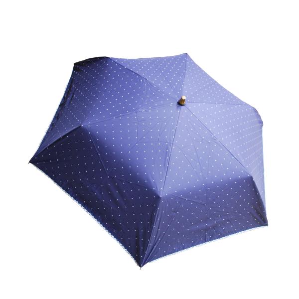 【商品概要】【商品説明】【商品詳細】ブランド：HYGGE商品種別：折りたたみ傘商品名：ＵＶカット 折りたたみ傘 楽折りミニ 50cm ドット ネイビー 27517商品内容：50 centimeters色：パープル【当店からの連絡】