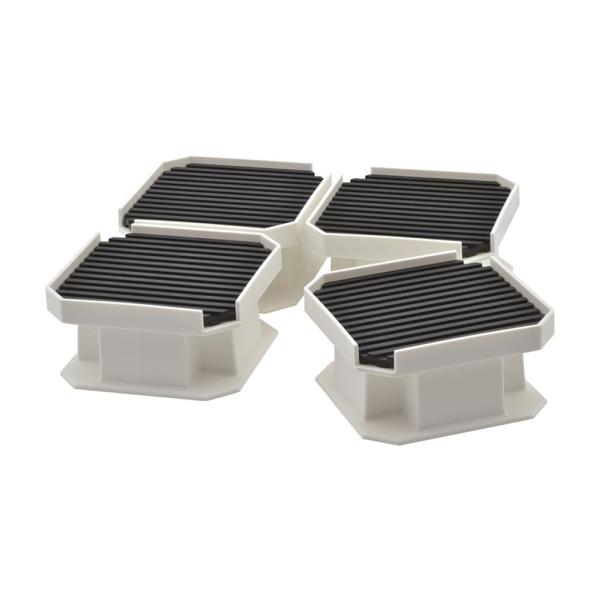 【商品概要】耐荷重(4点支持):約1.96kN(約200kg)カラー:ホワイトかさ上げ台:PP防振ゴム:EPDM付属品:両面テープ【商品説明】【商品詳細】ブランド：カクダイ(KAKUDAI)商品種別：大型家電商品名：カクダイ(KAKUDAI...