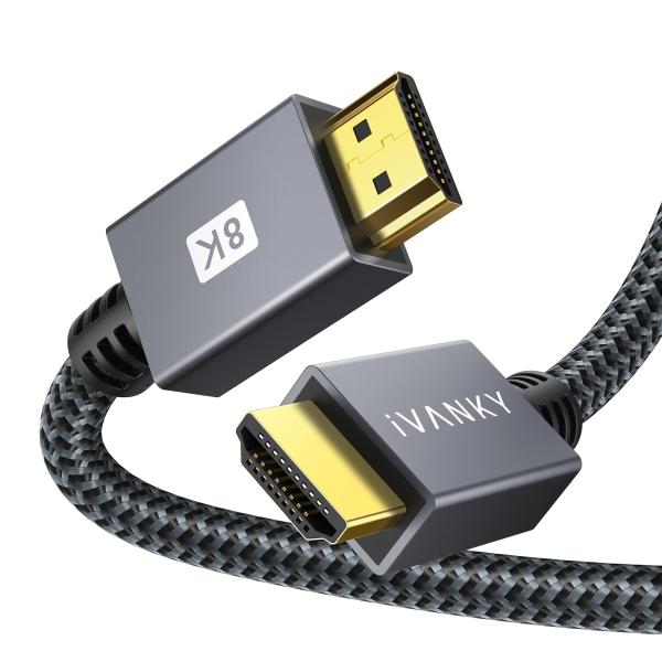 【商品概要】?【安価でHDMI2.1規格】このHDMIケーブルはHDMI2.1基準に適合しています。（色深度120ビット/px、4320p)。8K＠60Hz、4K＠120Hz対応、48Gbpsの超高速伝送にもサポートします。１本のHDMI ...