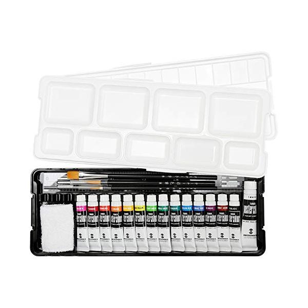 【商品概要】内容量:11ml/本・ホワイト(20ml/本)、商品サイズ:350×137×35mm仕様:色数(15色セット)・塗料(水性)色内容:ホワイト・レモンイエロー・イエローディープ・オレンジ・バーミリオン・カーマイン・ライトグリーン・...