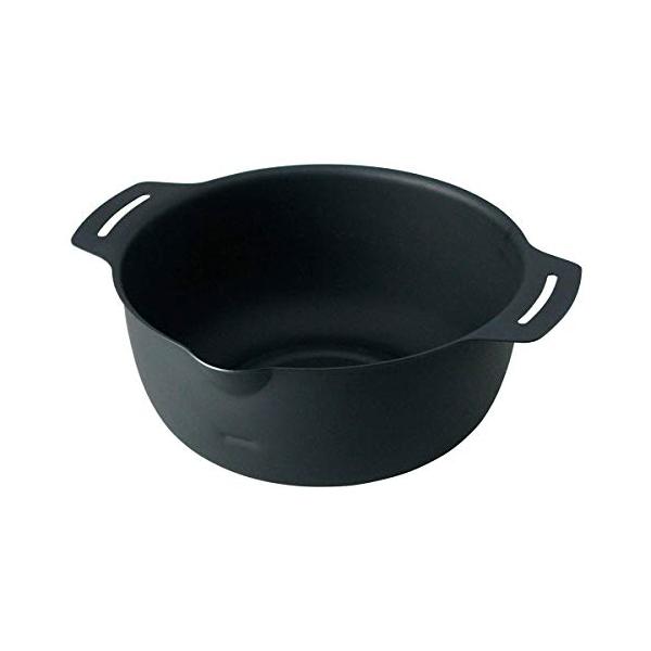【商品概要】サイズ(約):幅23.3×奥行19.6×高さ8cm、内径18×深さ7.9cm素材・材質:鉄(底厚1.2mm、シリコーン樹脂塗装)生産国:日本容量:満水/1.7L、適正/700ml対応熱源:ガスコンロ、IH (※IH調理器の自動温...