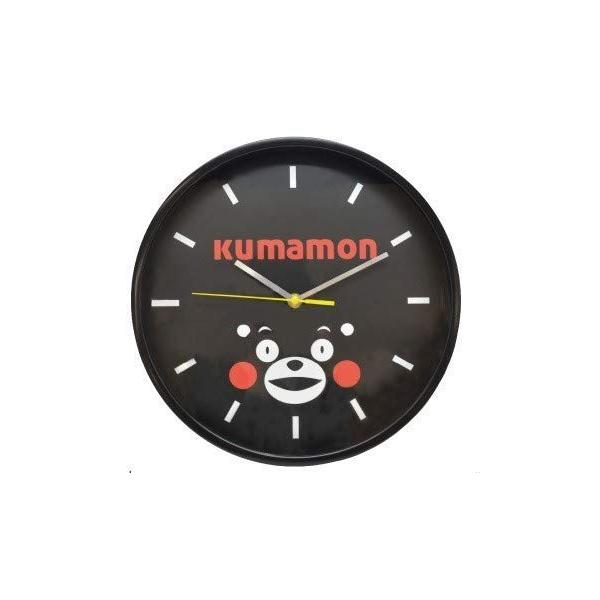 【商品概要】サイズ：直径29.6cm 尚、本商品の作動には単3電池が1本必要となります。（別売り）くまモンの壁掛け時計（ウォールクロック）くまモンがとってもかわいい、シンプルな壁掛け時計です。ブラック基調なので、どんなお部屋とも相性バッチリ...