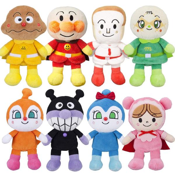 【商品概要】キッズに大人気!みんなが大好きなアンパンマンと仲間たちのぬいぐるみ。<br> <br> こちらは、やわらかくて軽いプリちぃシリーズの「プリちぃ★ビーンズSPlus」の豪華8体セット商品です。<br&...
