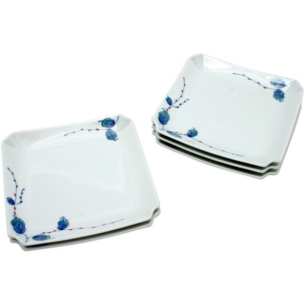 【商品概要】サイズ:約14.3×14.3×2cm素材:磁器生産国:日本【商品説明】【商品詳細】ブランド：有田焼うつわ紀行(Aritayaki Utsuwa)商品種別：ホーム＆キッチン商品名：有田焼 松幸窯 水引草 正角 取皿 セット 526...